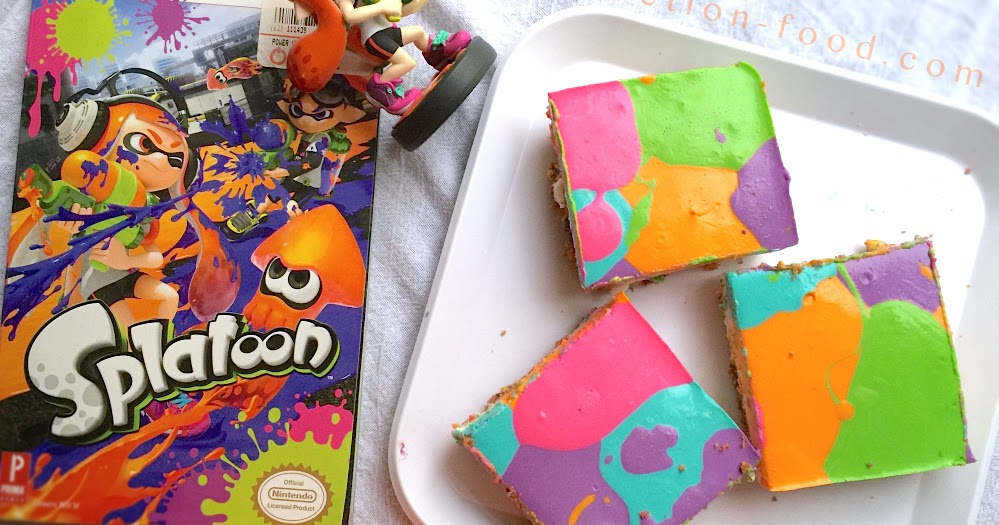 Fiction-Food Café: Paint Splatter Cheesecake | Splatoon