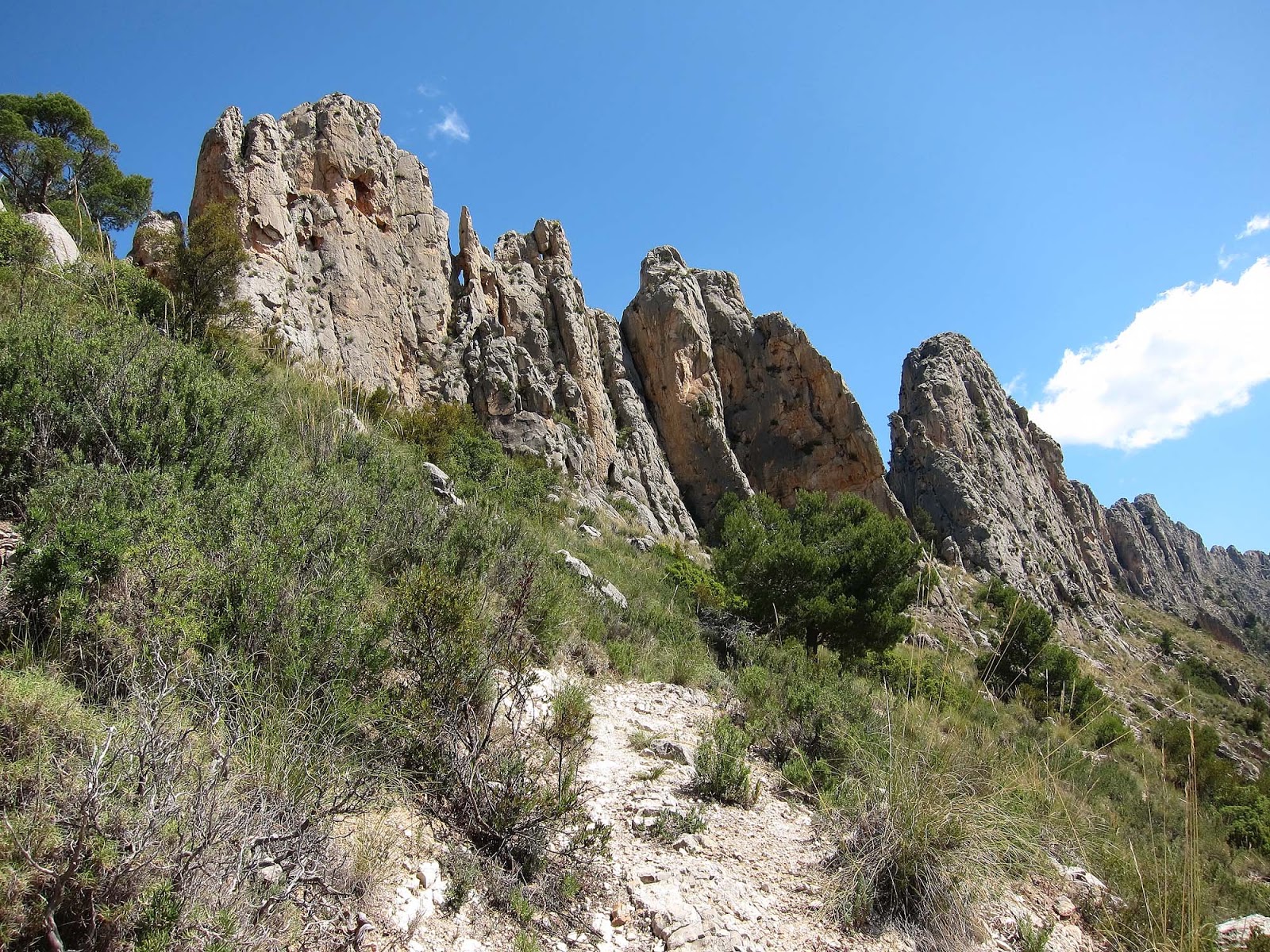 La Finestra de Fidel: Els Castellets desde Finestrat