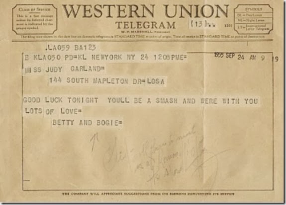 Stars and Letters: Good luck, Judy!