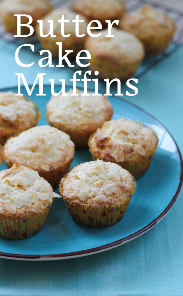 Food Lust People Love: Butter Cake Muffins #MuffinMonday