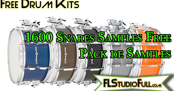 1600 Snares Samples Free - Pack de Samples | FL Studio Full