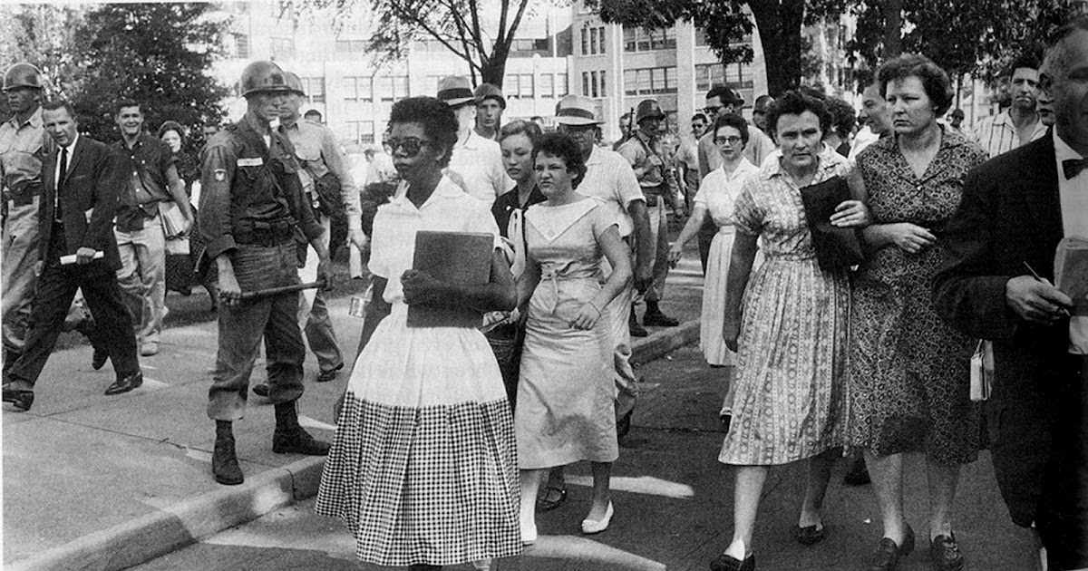 Elizabeth Eckford (Little Rock Nine) 4. září 1957