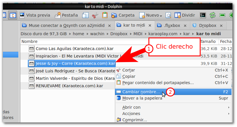Cómo convertir kar a MIDI ~ Proyecto Facilitar el Software Libre en el ...