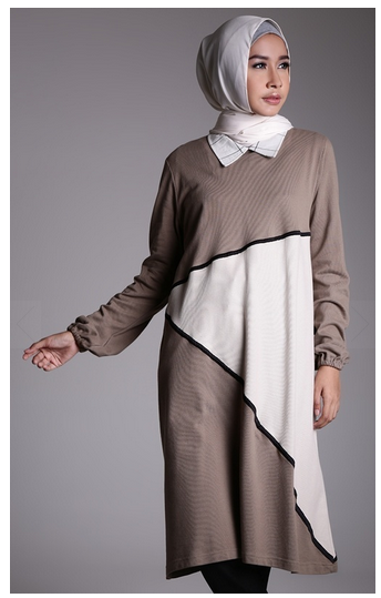 Inilah 10 Model Tunik Muslimah Modern Bergaya Casual