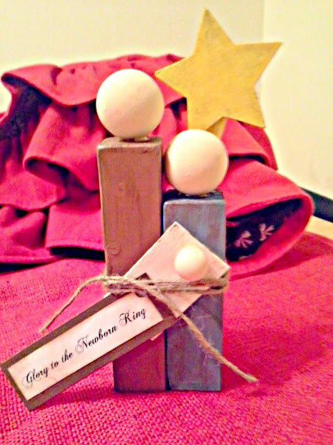Loving Life: Simple Wood Nativity