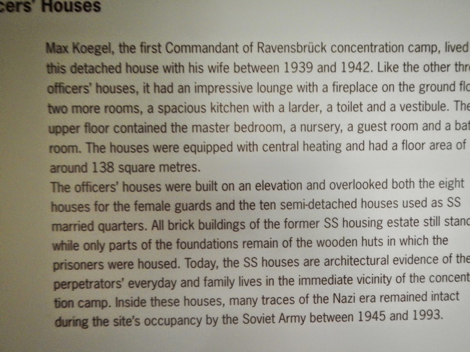 holocaust journey: Ravensbruck