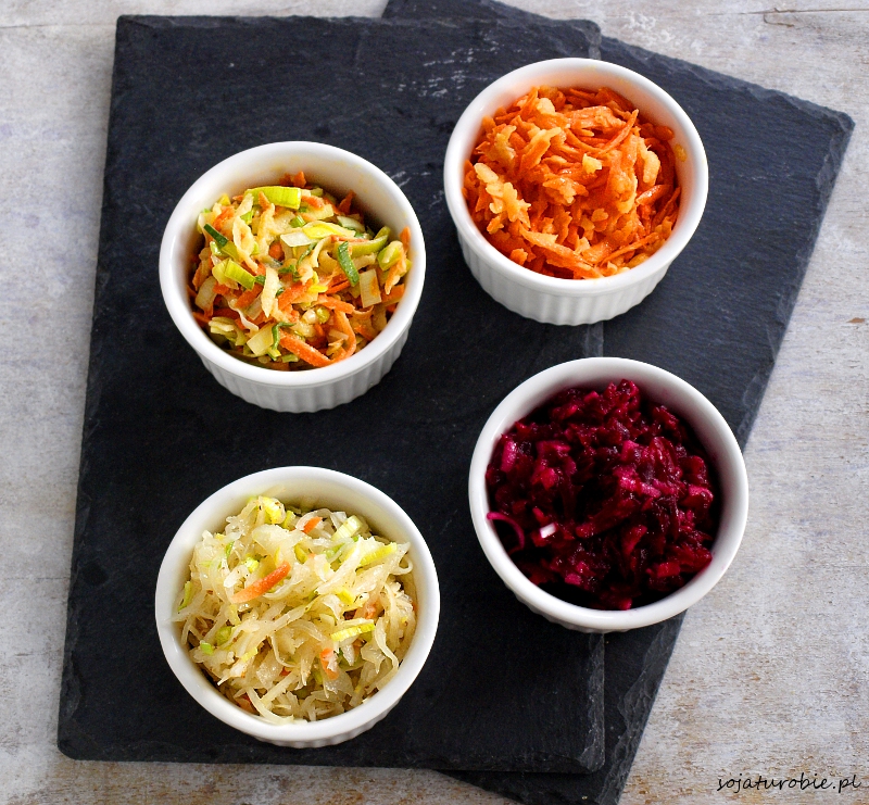 sojaturobie: Zimowe surówki oraz buraczki na dwa sposoby