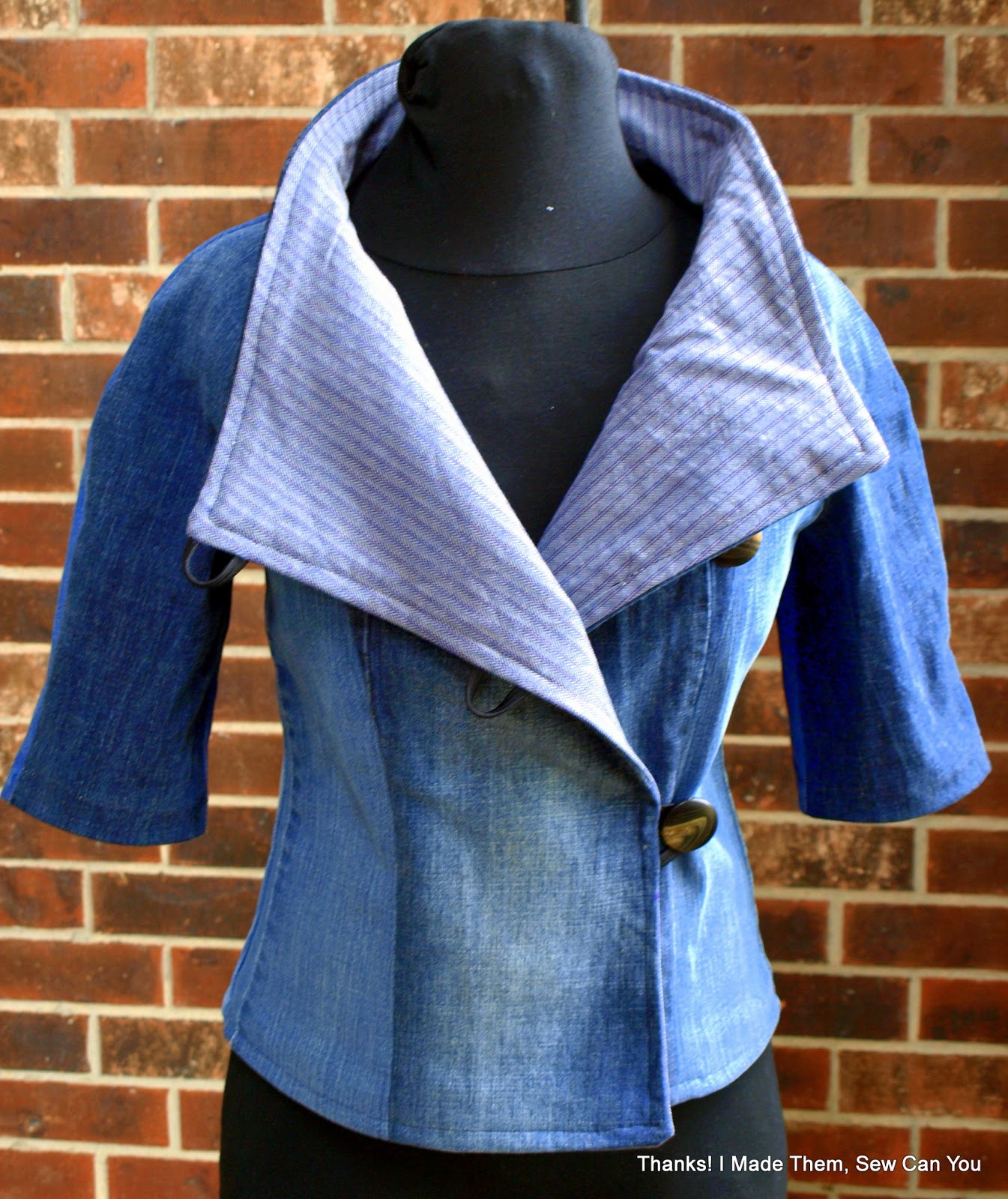 Thanks! I made them!: Out With The Old in With The New Denim Jeans ...