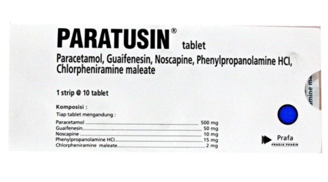 Paratusin - Manfaat, Efek Samping, Dosis dan Harga
