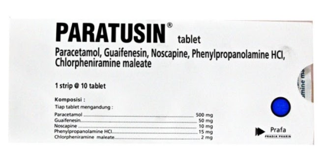 Paratusin - Manfaat, Efek Samping, Dosis dan Harga