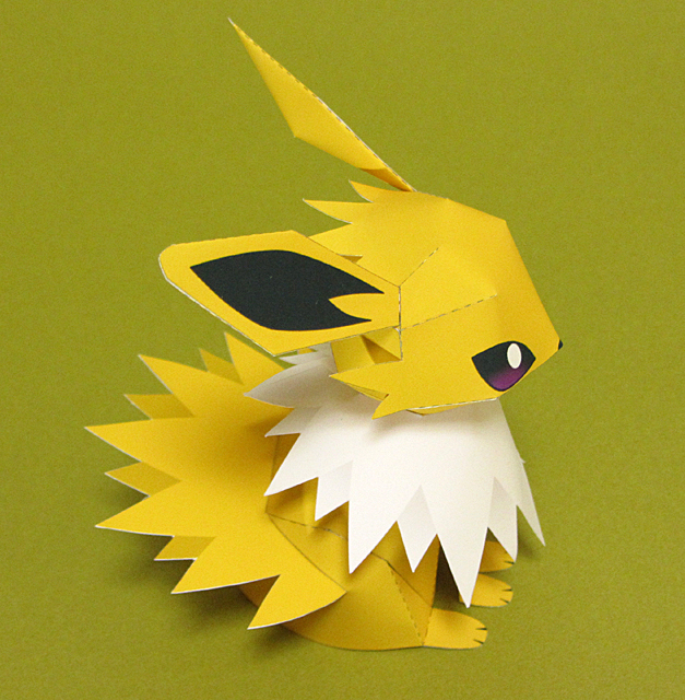 Pokemon : Jolteon Papercraft | Paperized Crafts