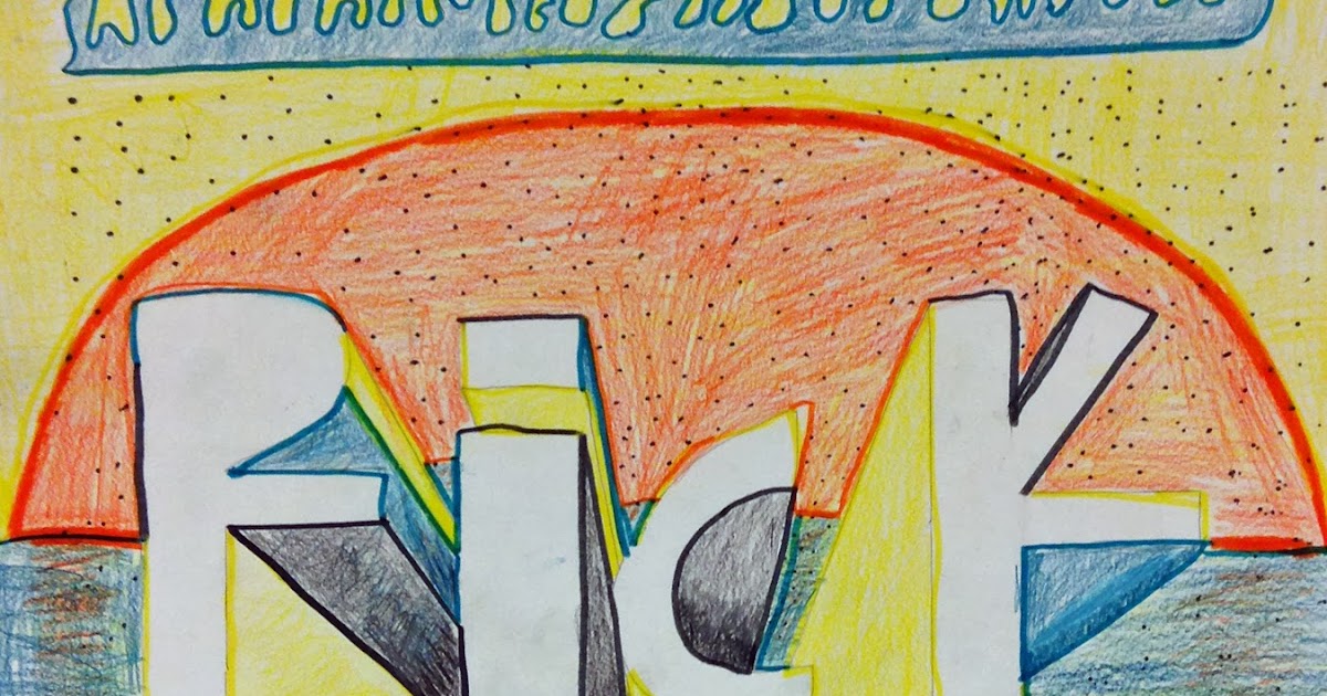 Art at Leestown: one point perspective name drawings