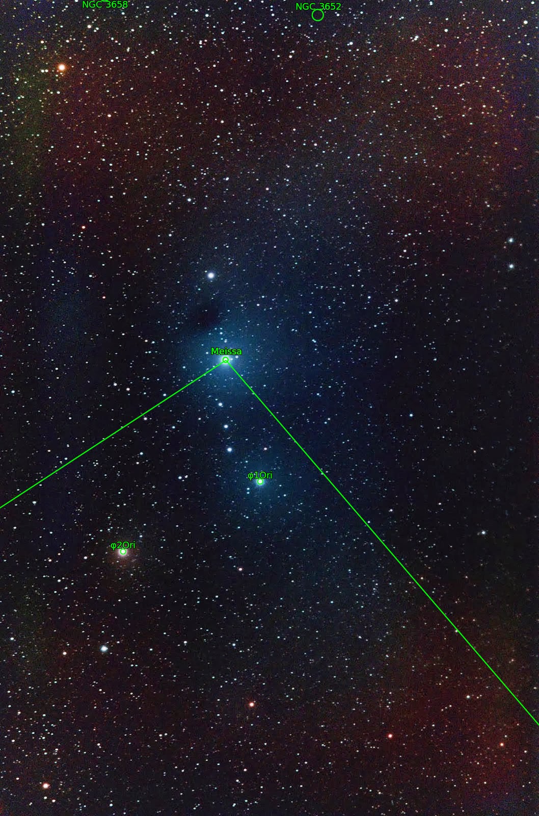 MEISSA(λ ORI / λ ORIONIS / 39 ORIONIS), HEKA O RASELGEUSE