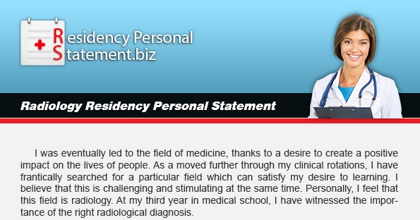 Residency Personal Statements Tips: The A - Z of Radiology Residency ...