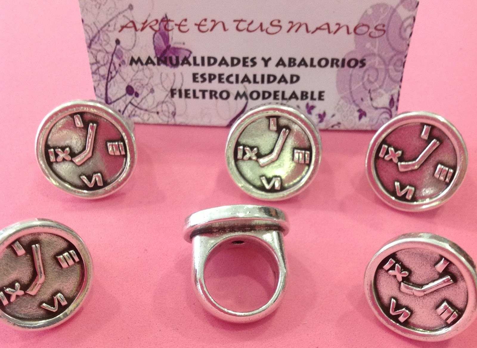 ARTE EN TUS MANOS: ANILLO RELOJ