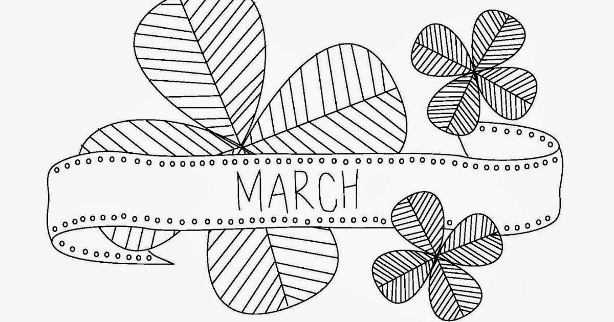 Molipop: March Printable Calendar