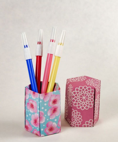 Pentagon Box Origami | Paperized Crafts