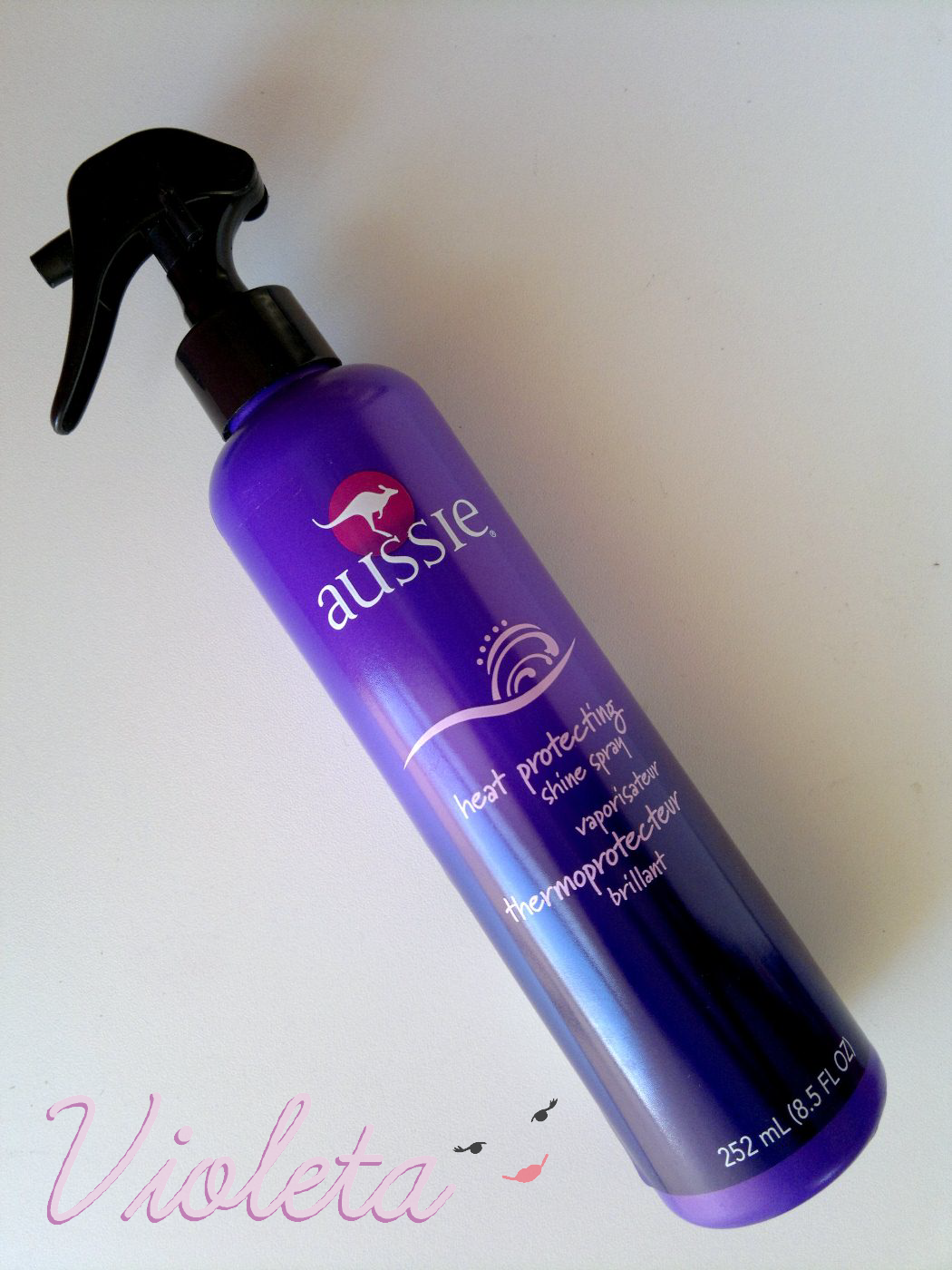 Mundo de Violeta: Resenha - Aussie Heat Protecting Shine Spray