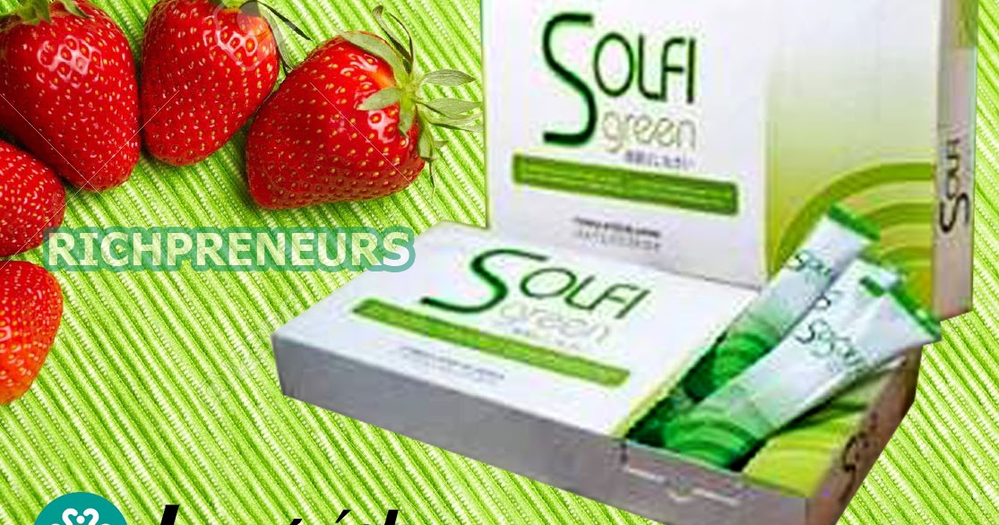 LONGRICH INFO: Solfi Green - Serbuk Minuman Kesehatan Premium