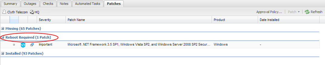 All Things SW/MSP: (T3): Patch Management & Dashboard v5.21