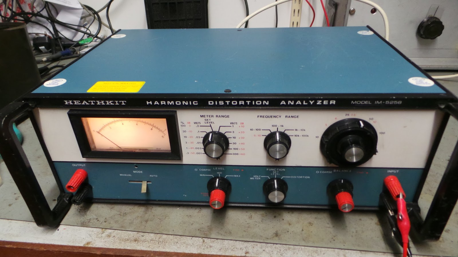Doz' Blog: Vintage test gear - Heathkit Harmonic Distortion Analyzer IM ...