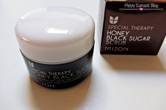 MIZON Honey Black Sugar Scrub - Mayu Kurumi Blog