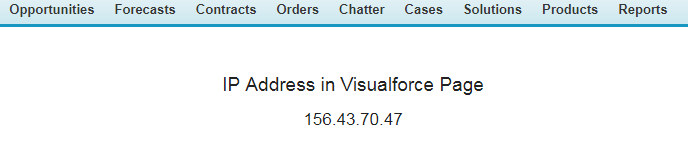 Get IP Address in Visualforce Page