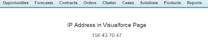 Get IP Address in Visualforce Page