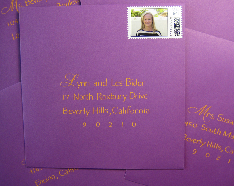 A to Z Calligraphy: Envelope samples