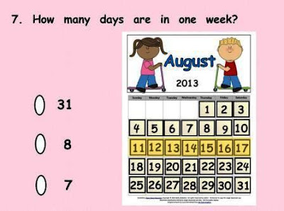 Lessons by Molly: Free Teaching Resource-August Calendar -Smart ...