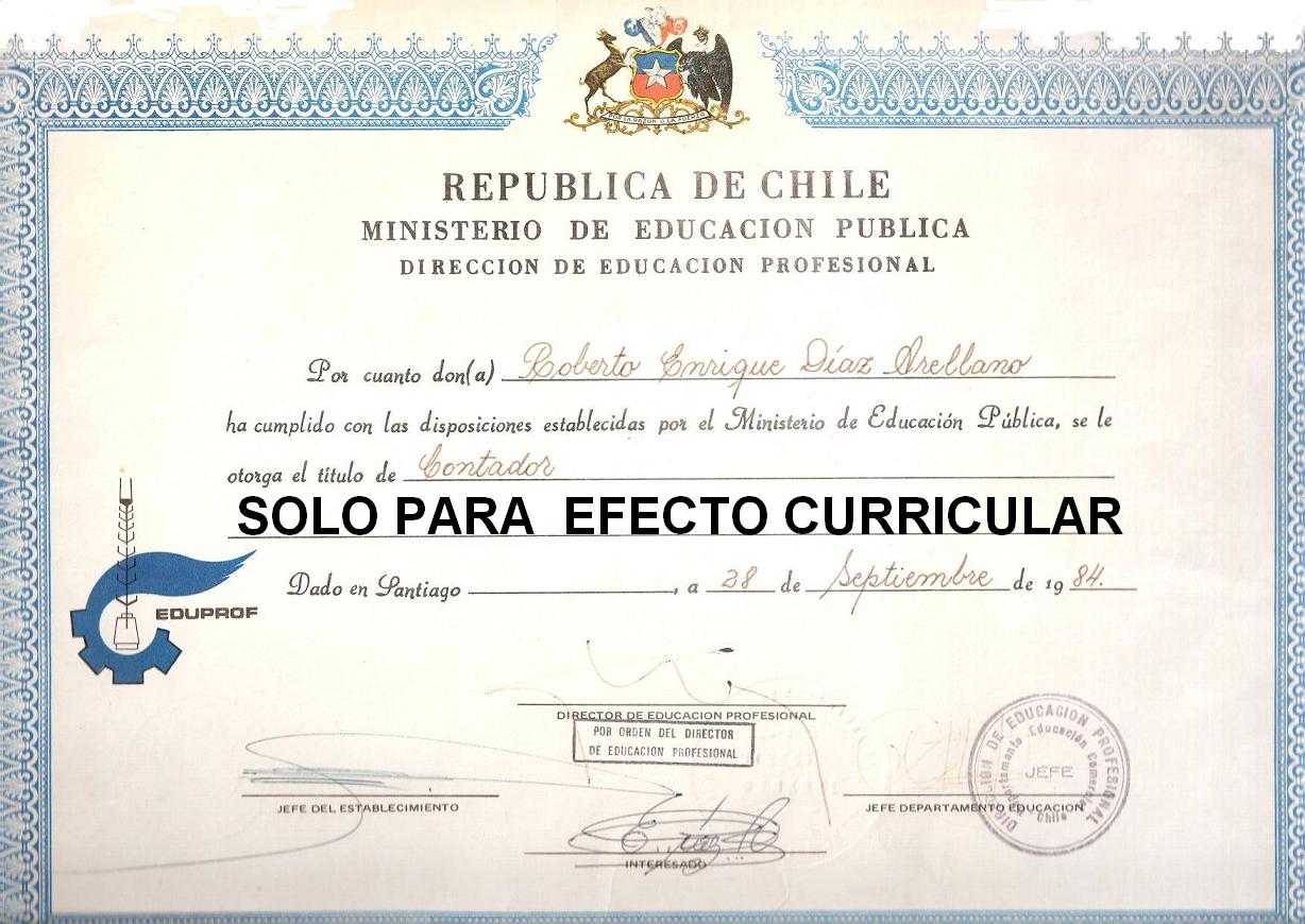 Blog de Roberto Díaz: Diplomas