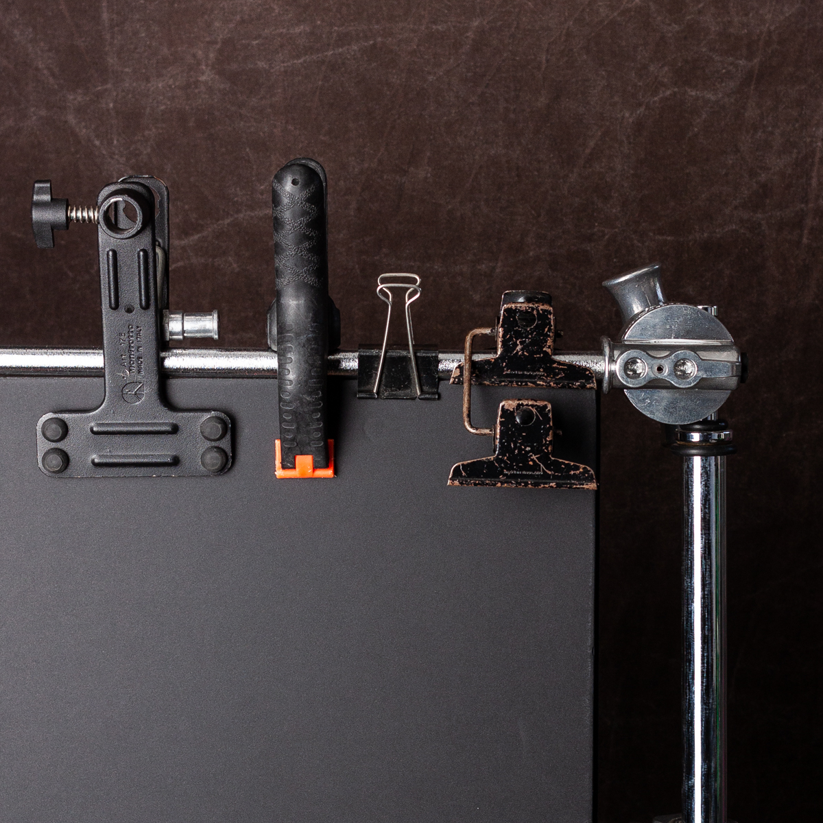 Clamping Flags in a Studio