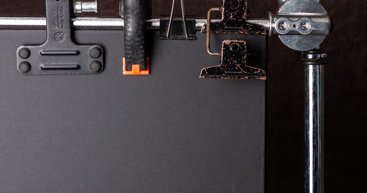 Clamping Flags in a Studio