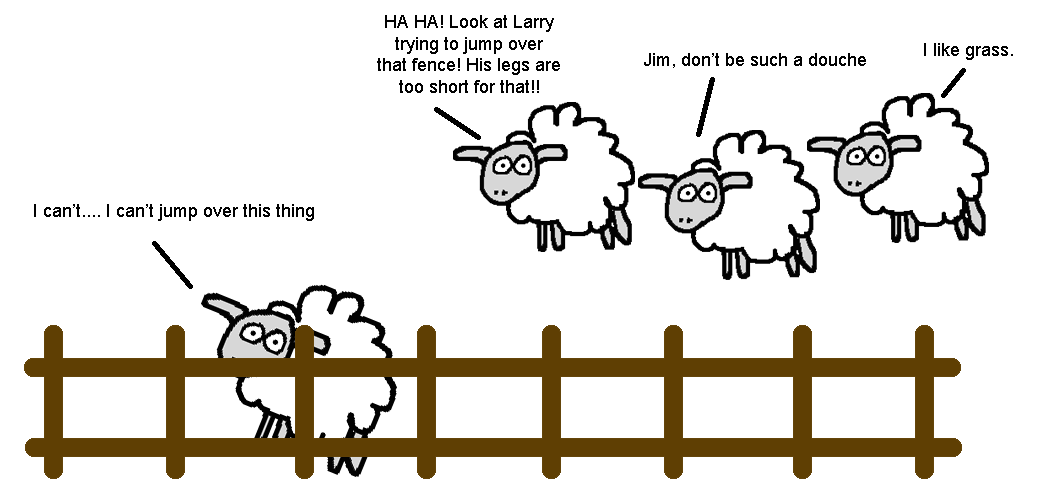 Okay, so maybe I'm supposed to number them, like cattle or something ...