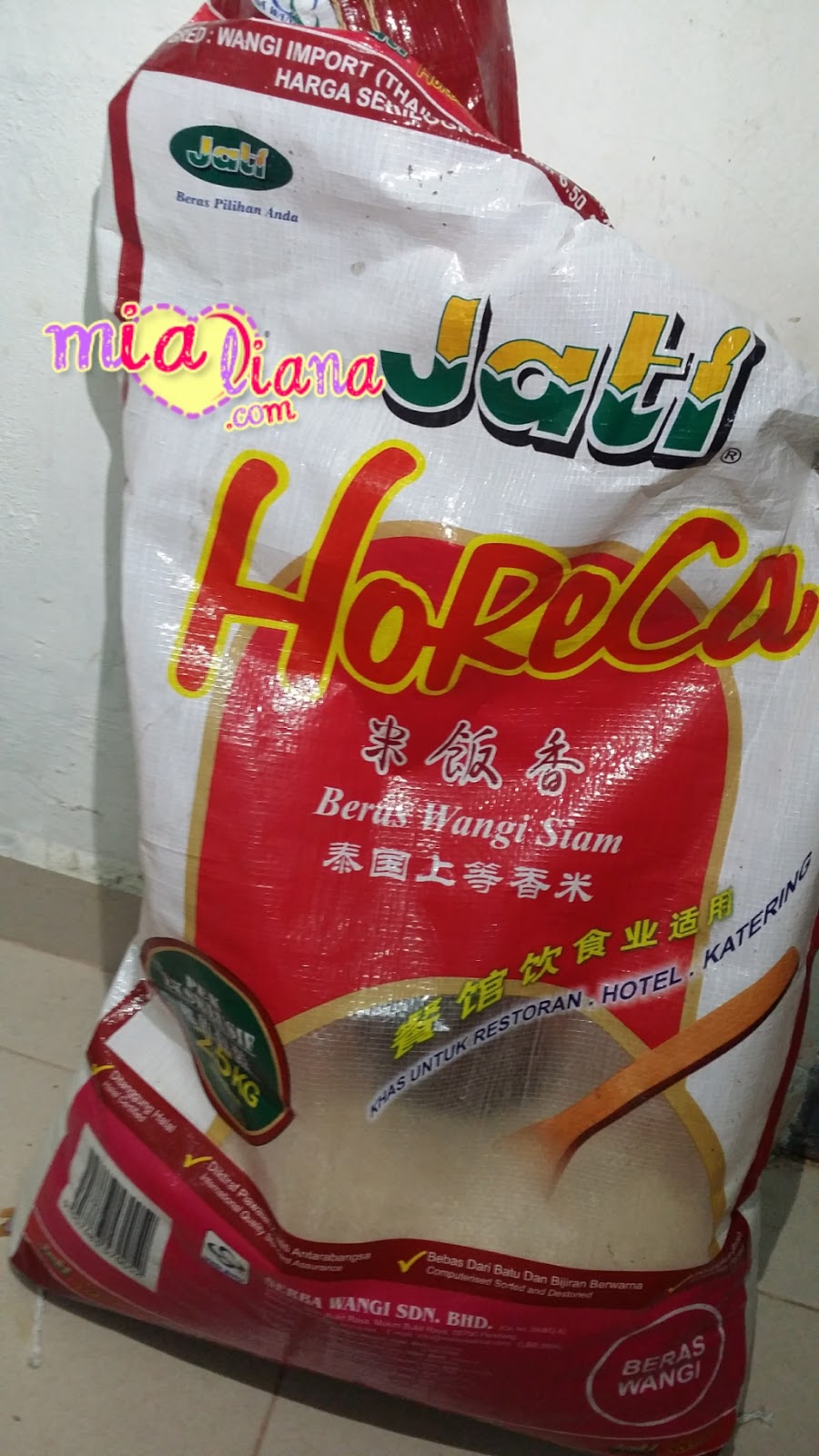 Wordless Wednesday 345 : Beras Wangi Siam Jati Horeca