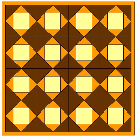 'Round the Blocks: BOW #45 Square in a Square