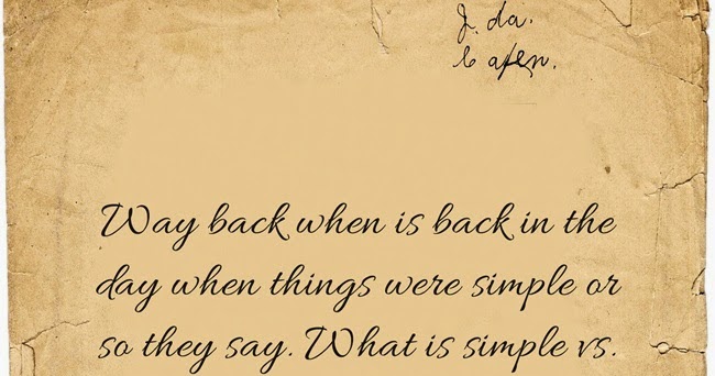 Awakenings: Way Back When