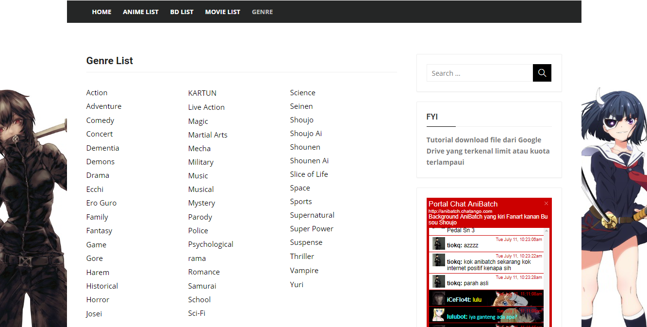 Teach Sensei!: [Rekomendasi] 3 Tempat Download Anime Batch Terbaik