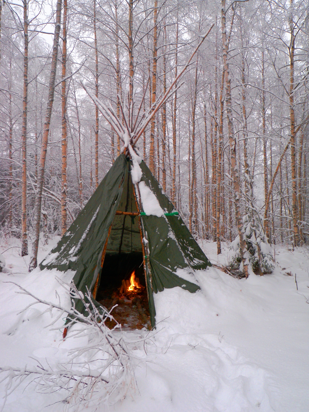 Kota, as in "lavvu", portable simple traditional shelter allowing fire ...
