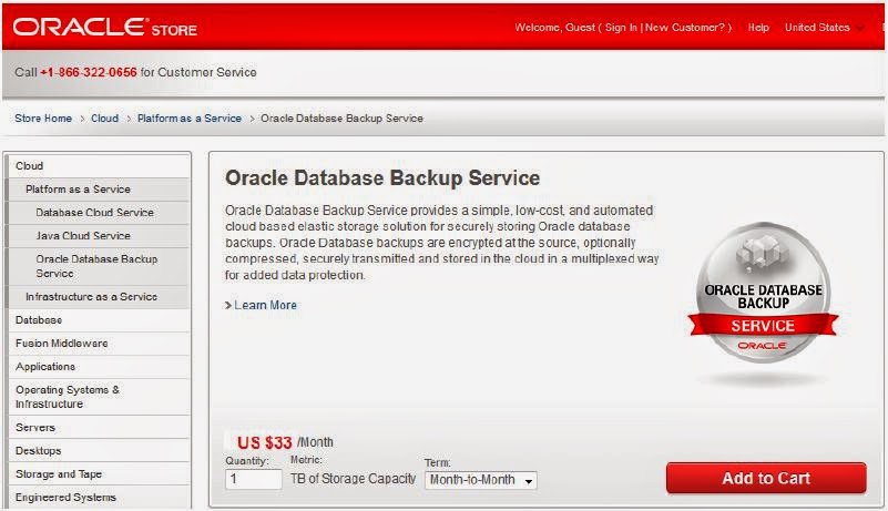 Johan Louwers - Tech blog: Oracle Database Backup Service explained