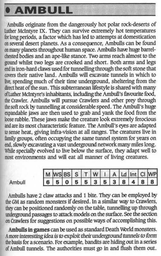 Rogue Heresy: RT602 - Ambull