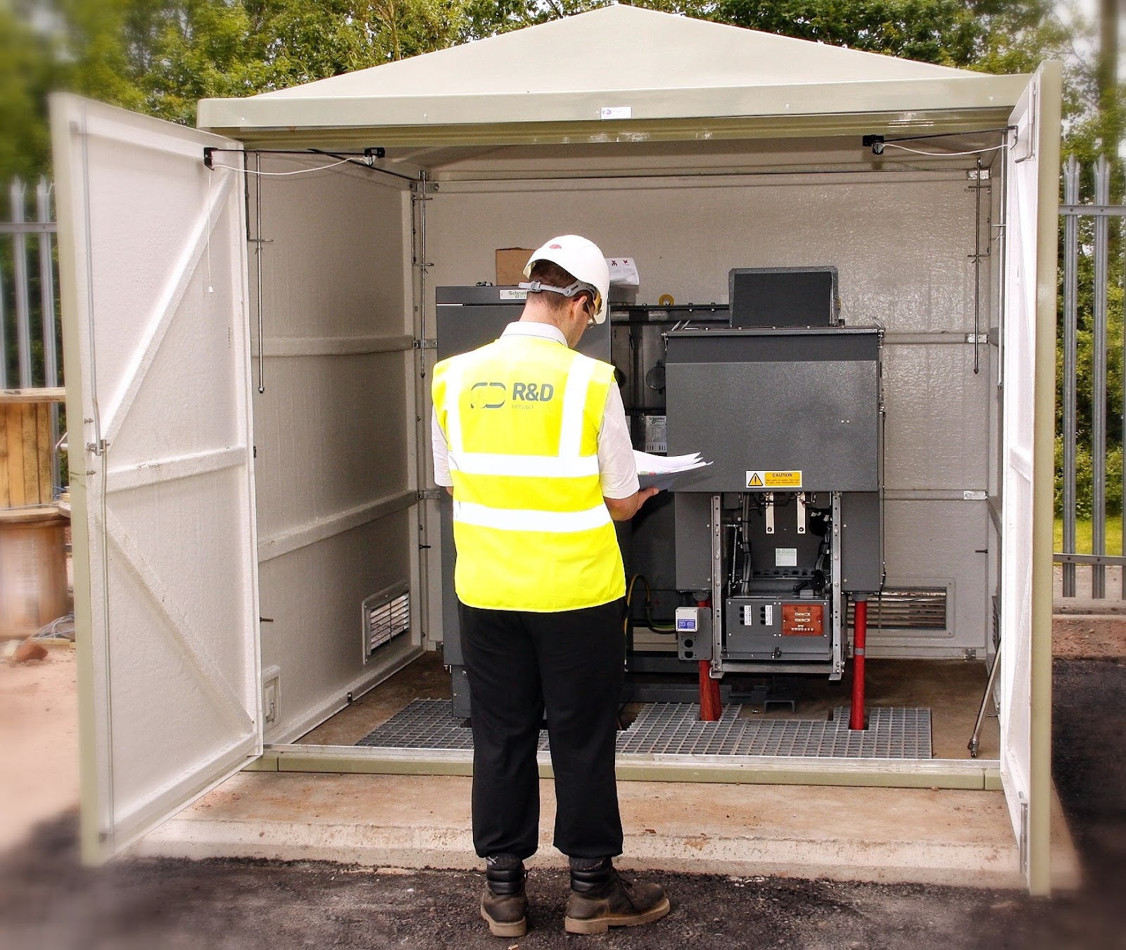 R & D Network Design: New 800kVA Electricity Substation Energised