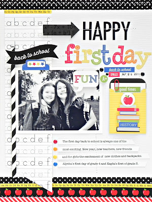 Doodlebug Design Inc Blog: Back to School: Happy First Day Layout by ...
