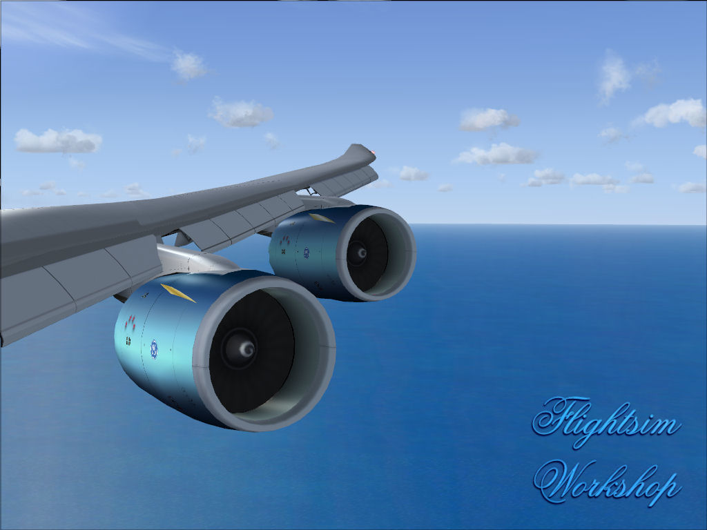 FSX Boeing 747-8i Virgin Galactic