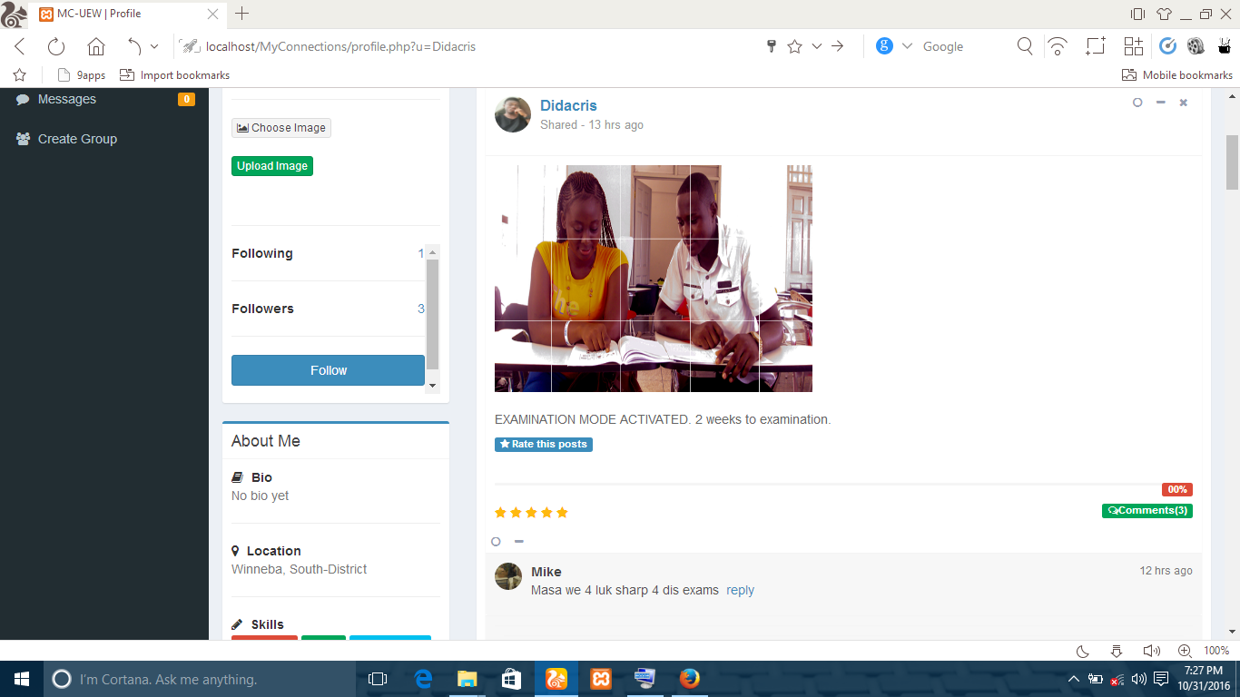 University of Education, Winneba ICT Student Develops A Social Media ...