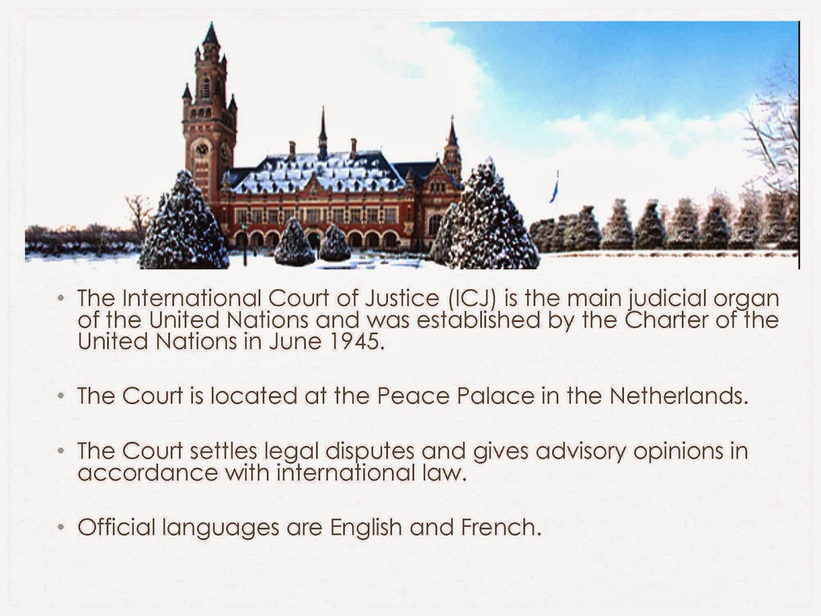 International Law Studies: The ICJ: Composition, Cases & Clout ...