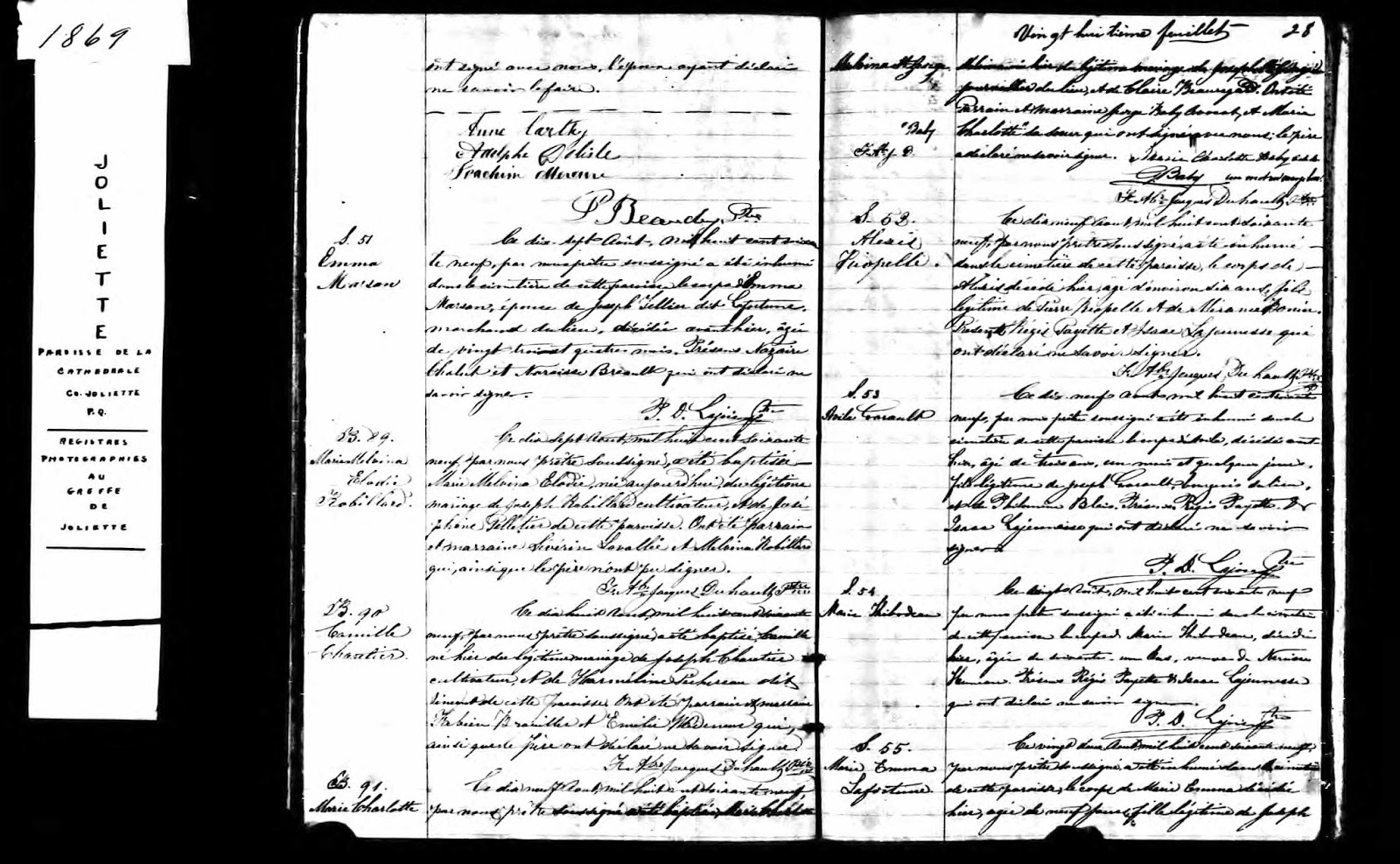 Family Tree & Branches: ANCESTOR SPOTLIGHT: CAMILLE CHARTIER