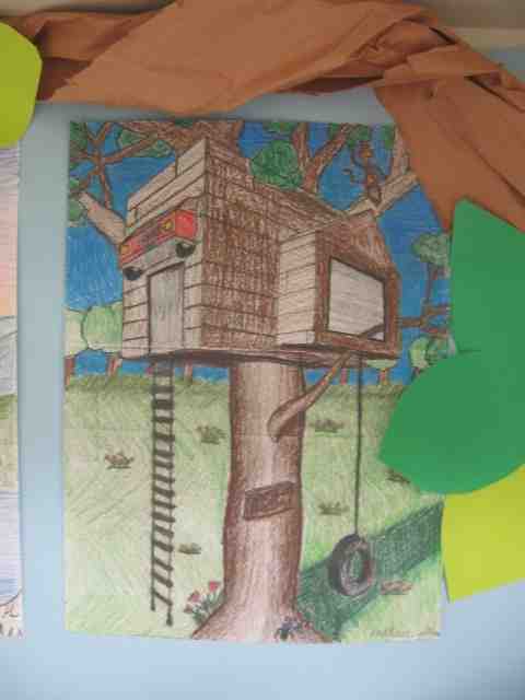 2 Point Perspective Tree House