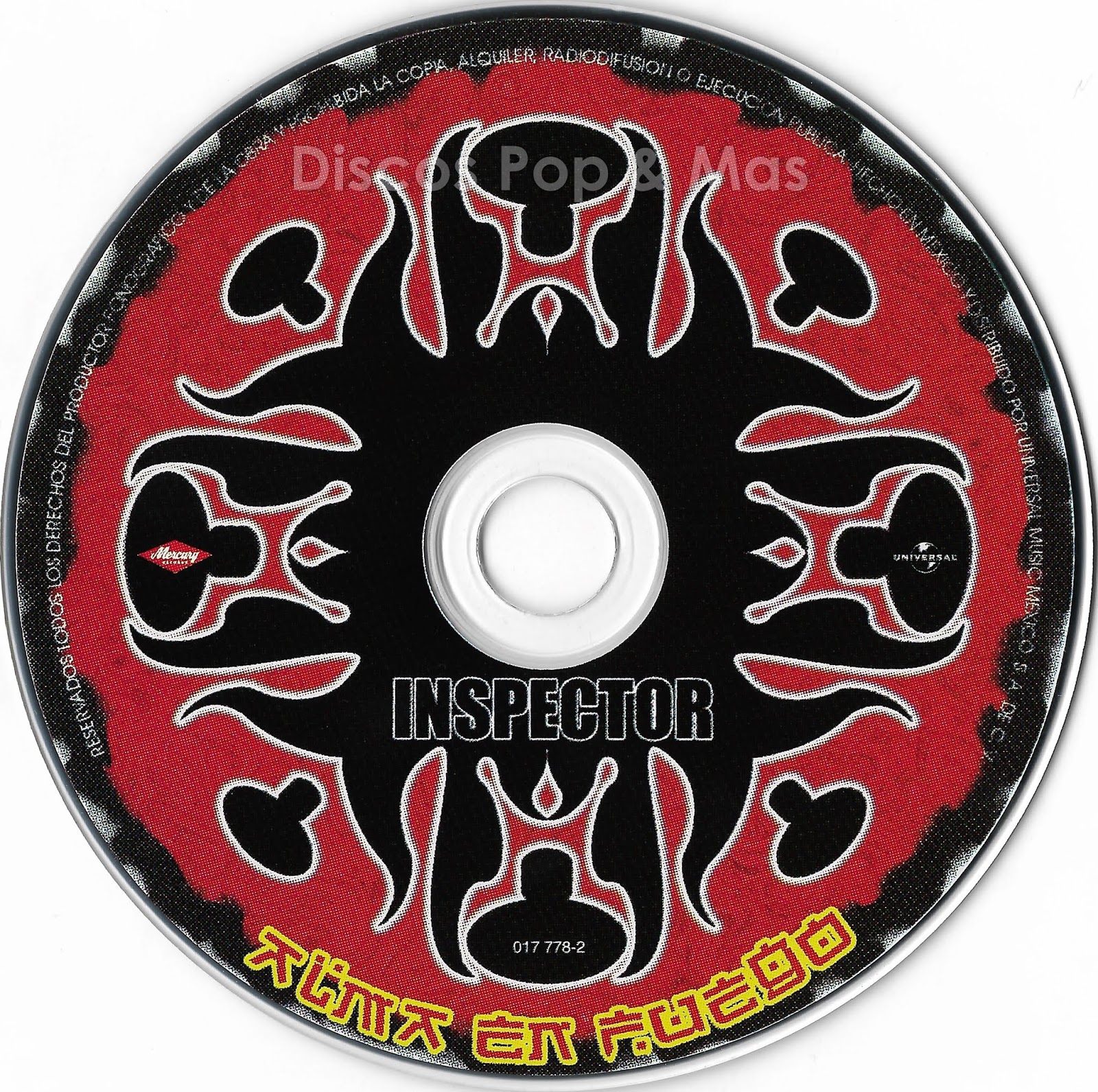 Discos Pop & Mas: Inspector - Alma en Fuego