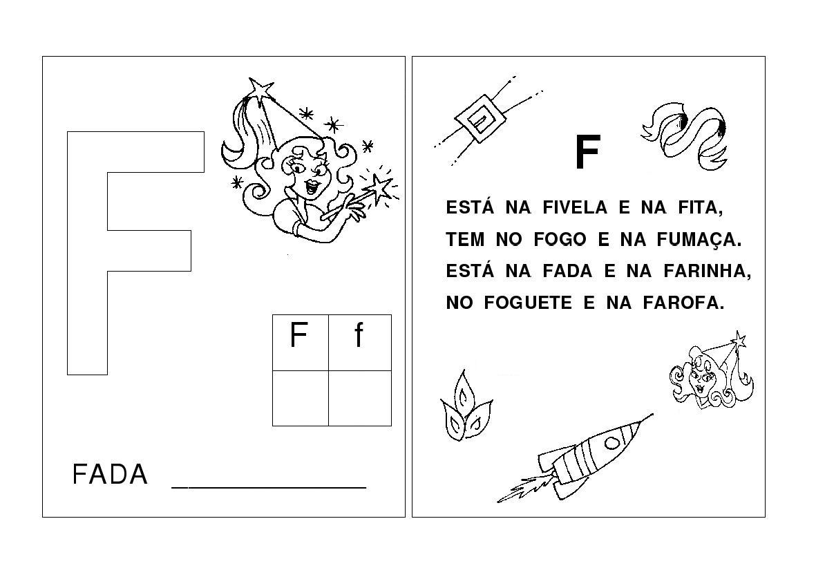 ABCD Estudar e Aprender: Letra F
